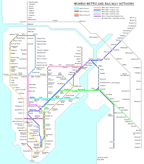 mumbai metro map stations : Map & Stations