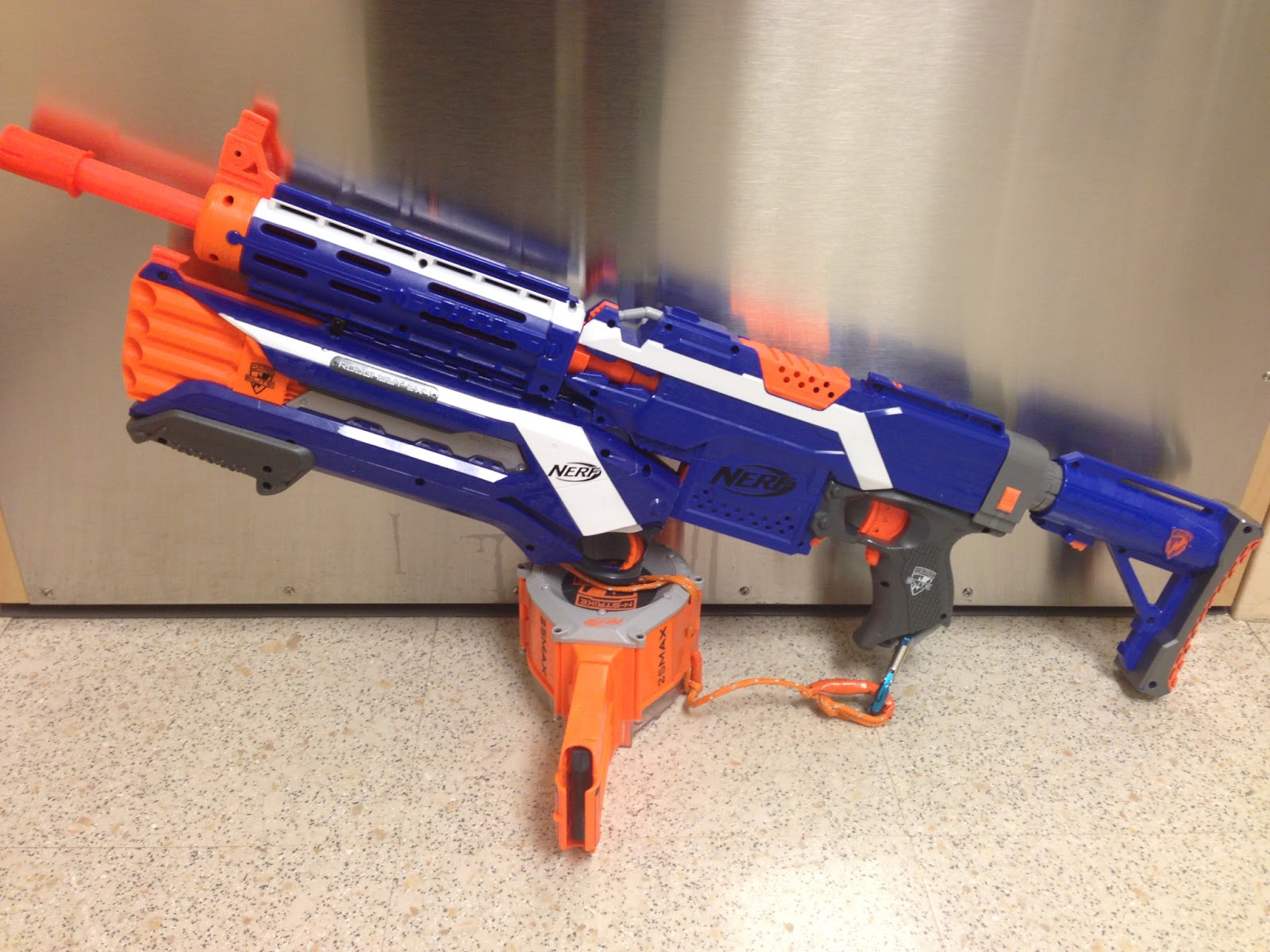 Mounting a roughcut on a rifle : r/Nerf