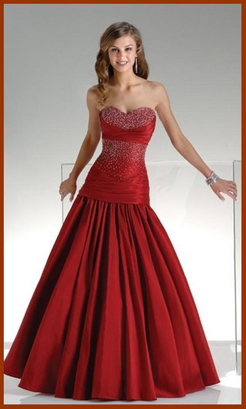 ZM Fashions Club: Red Evening Dress