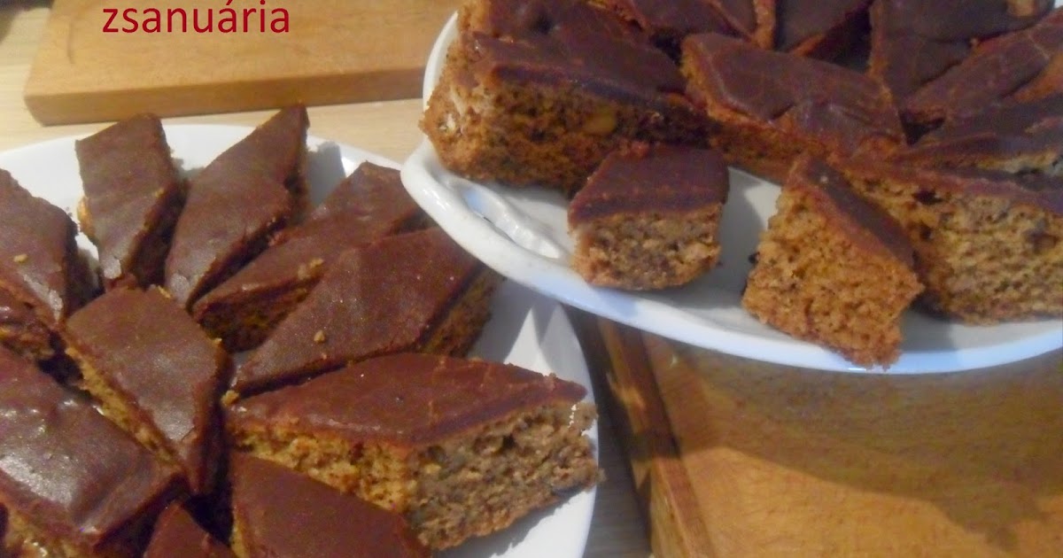 Zsanuária: Nénje mézeslepénye...