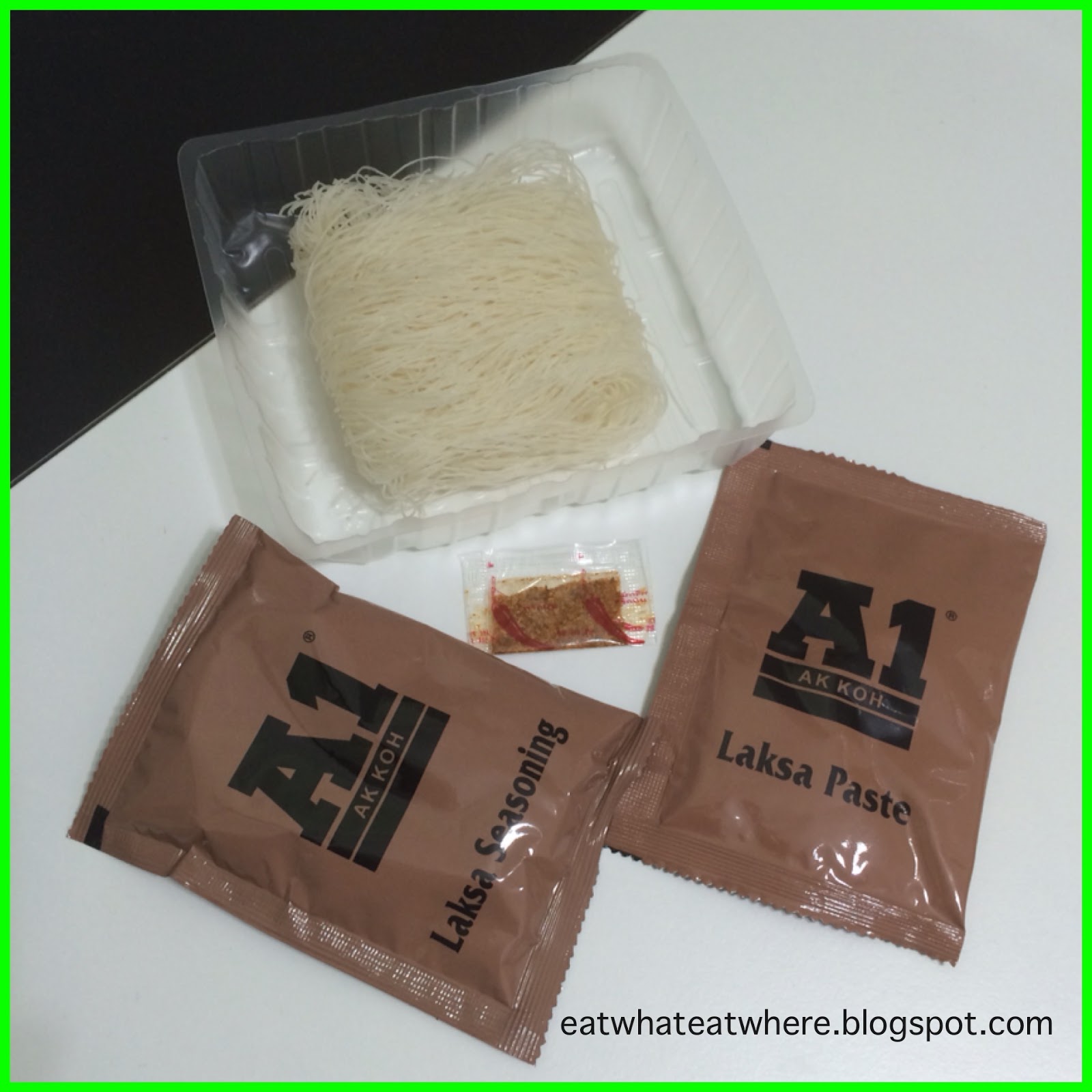 Eat what, Eat where?: #ewew tries A1 Curry Laksa Vermicelli