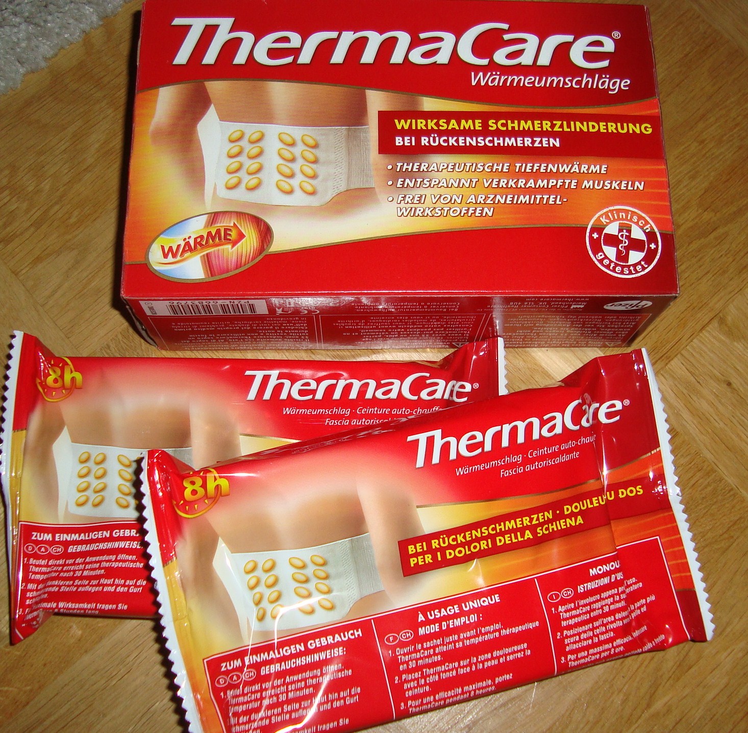 TestTestHurra: Thermacare Wärmepflaster