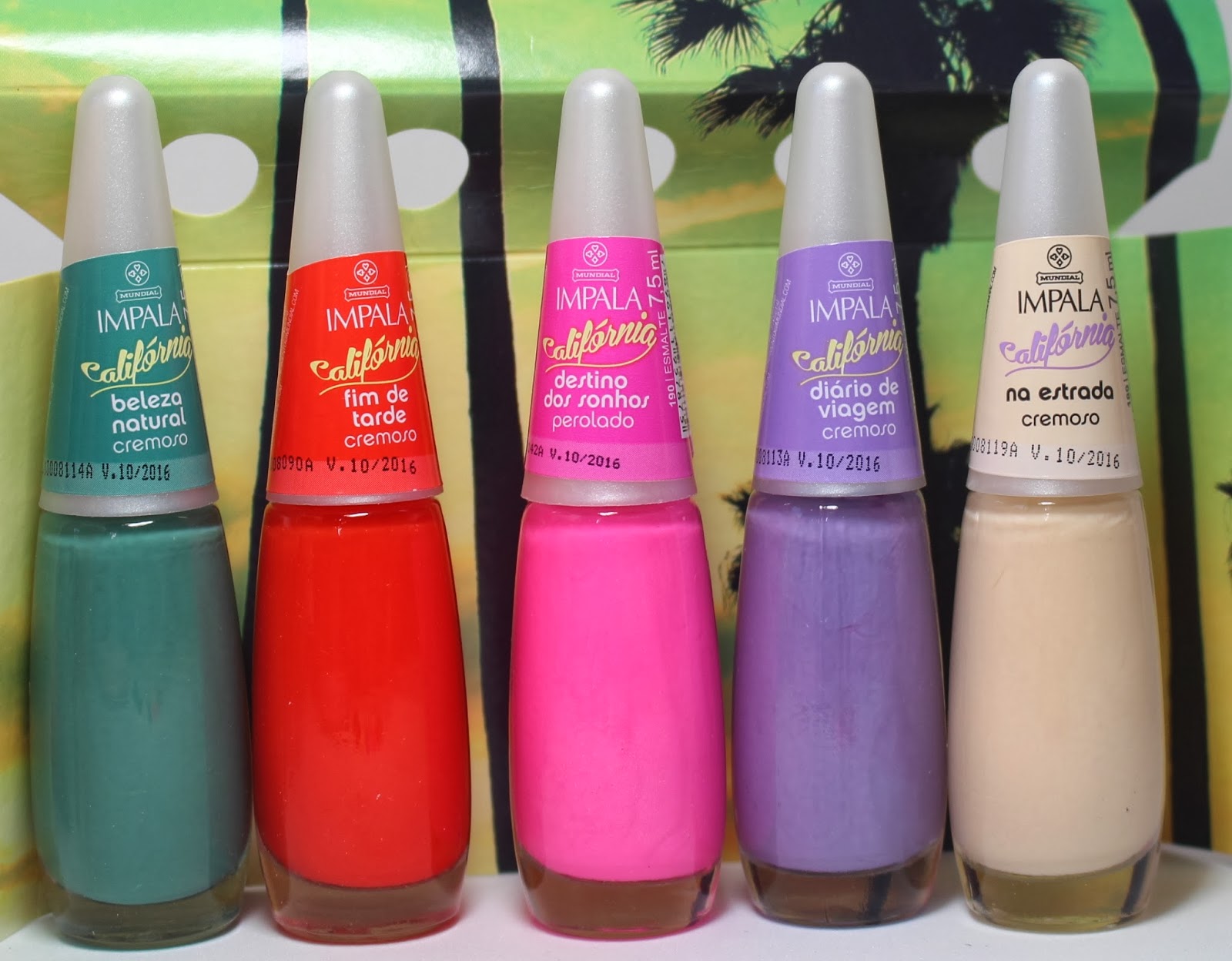 Esmalte Chic: Coleção Califórnia Impala - Swatches!