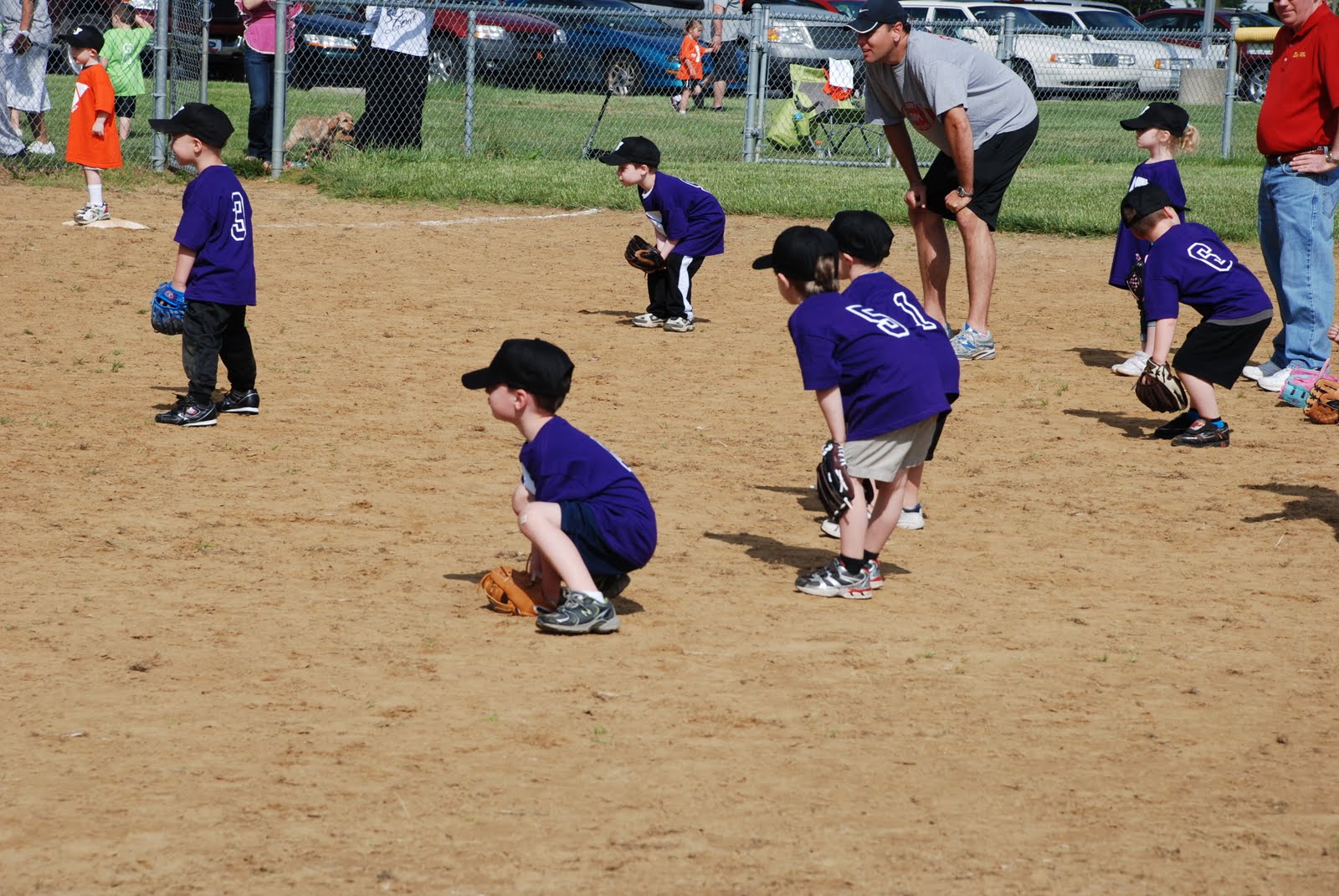 The Noble Family: Braden's first tee ball game
