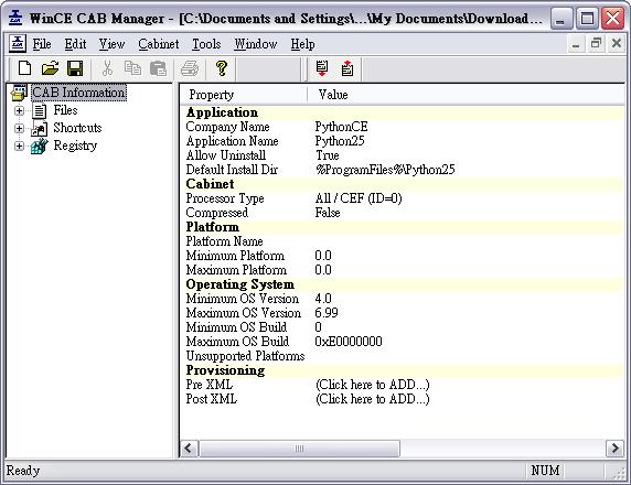 在 WinCE 6 上安裝 PythonCE