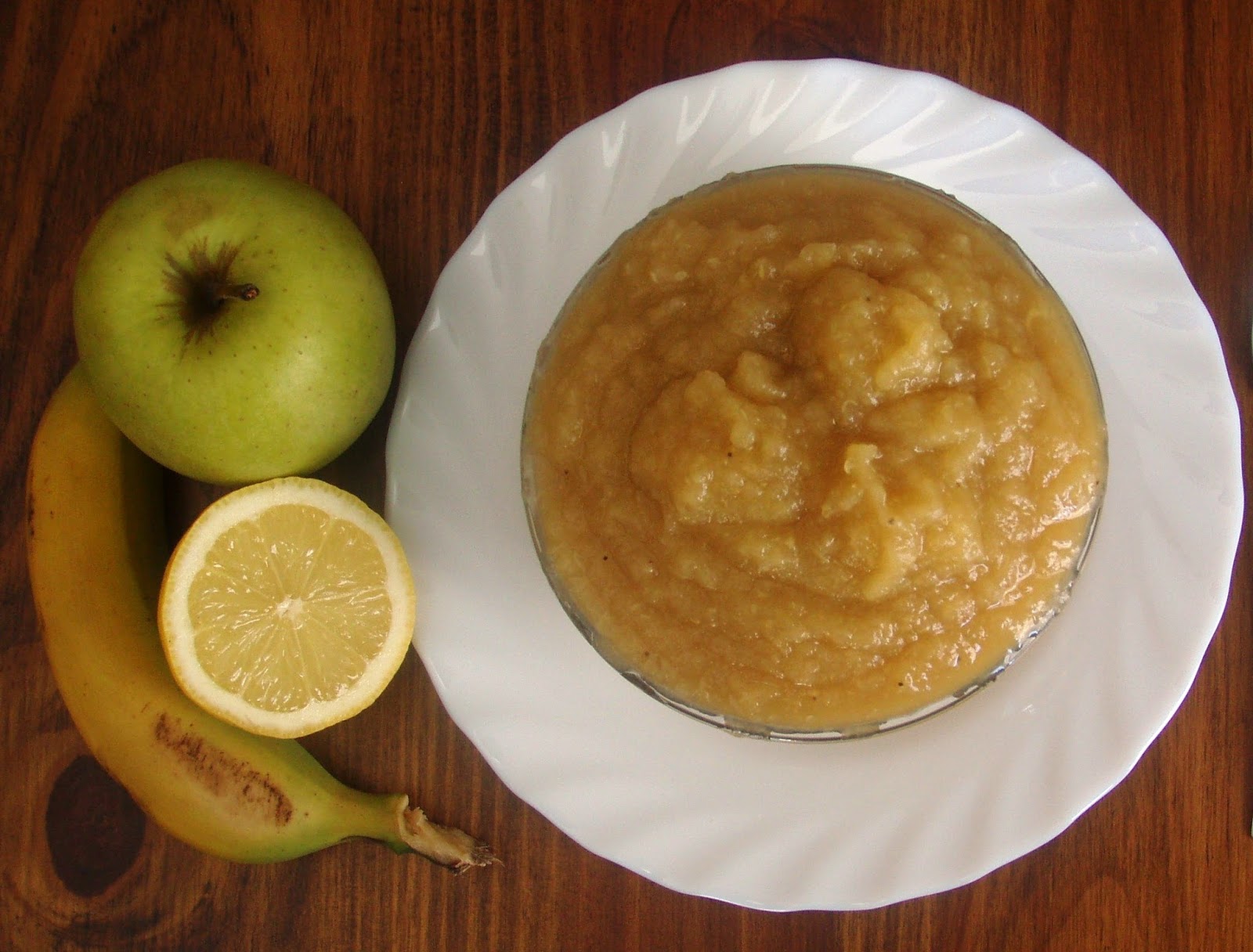El tiempo entre cucharas: Compota de manzana y plátano