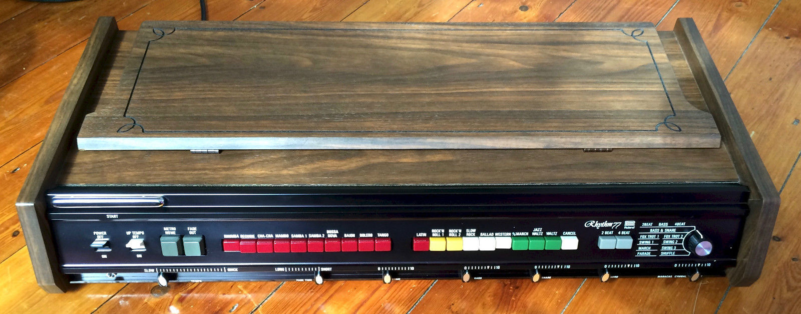 MATRIXSYNTH: ROLAND TR-77 Rhythm 77 Analog Drum Machine c.1972, SN 061449