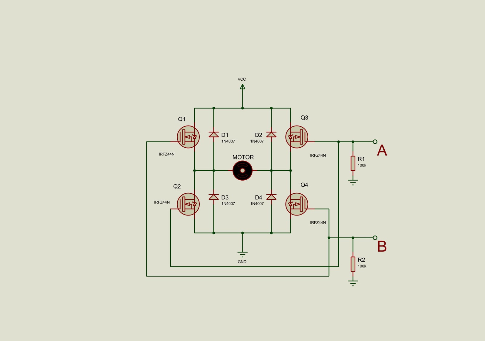 H-BRIDGE DC MOTOR CONTROL