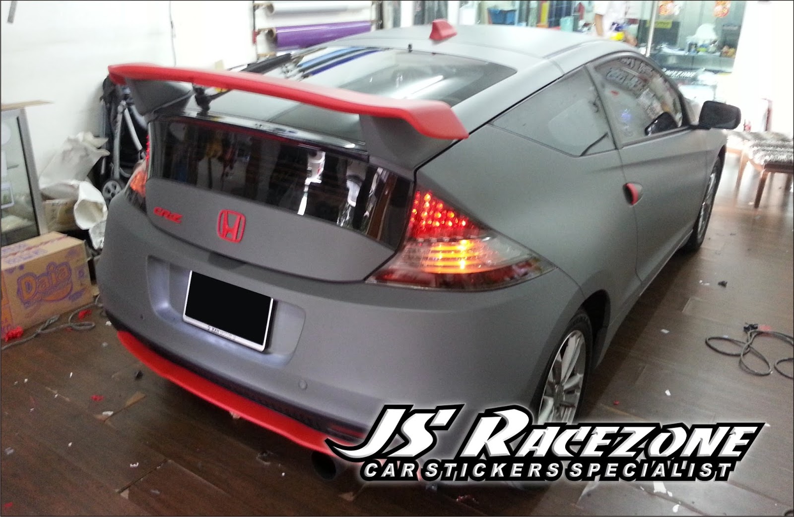JSR Vehicle Wrap: Honda CRZ ‪#‎vinylwrap‬ ‪#‎oracal‬ ‪#‎sticker ...