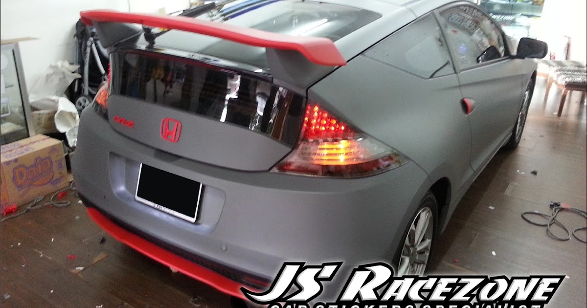 JSR Vehicle Wrap: Honda CRZ ‪#‎vinylwrap‬ ‪#‎oracal‬ ‪#‎sticker ...