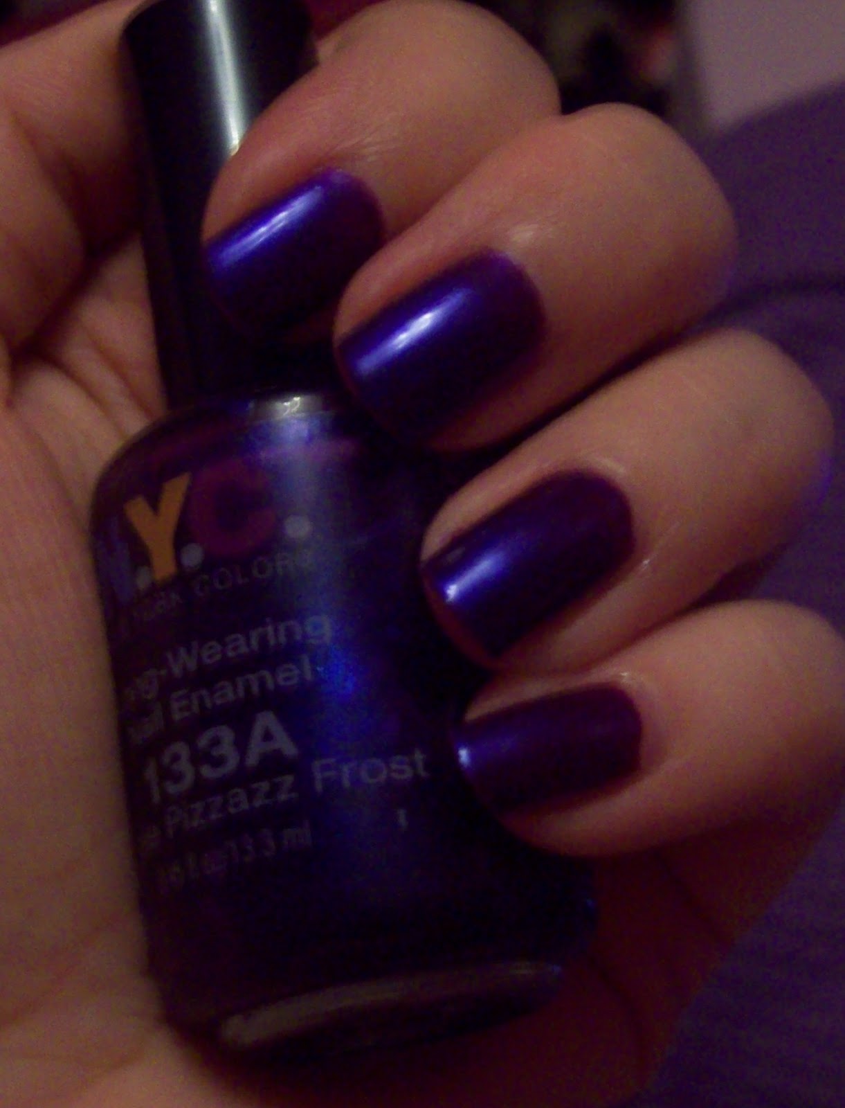 Geordie Nails: New York Color ~ Purple Pizzazz Frost