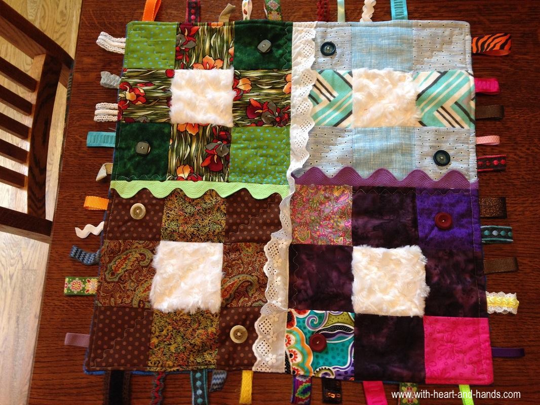 Michele Bilyeu Creates With Heart and Hands: Making Fidget Quilts ...
