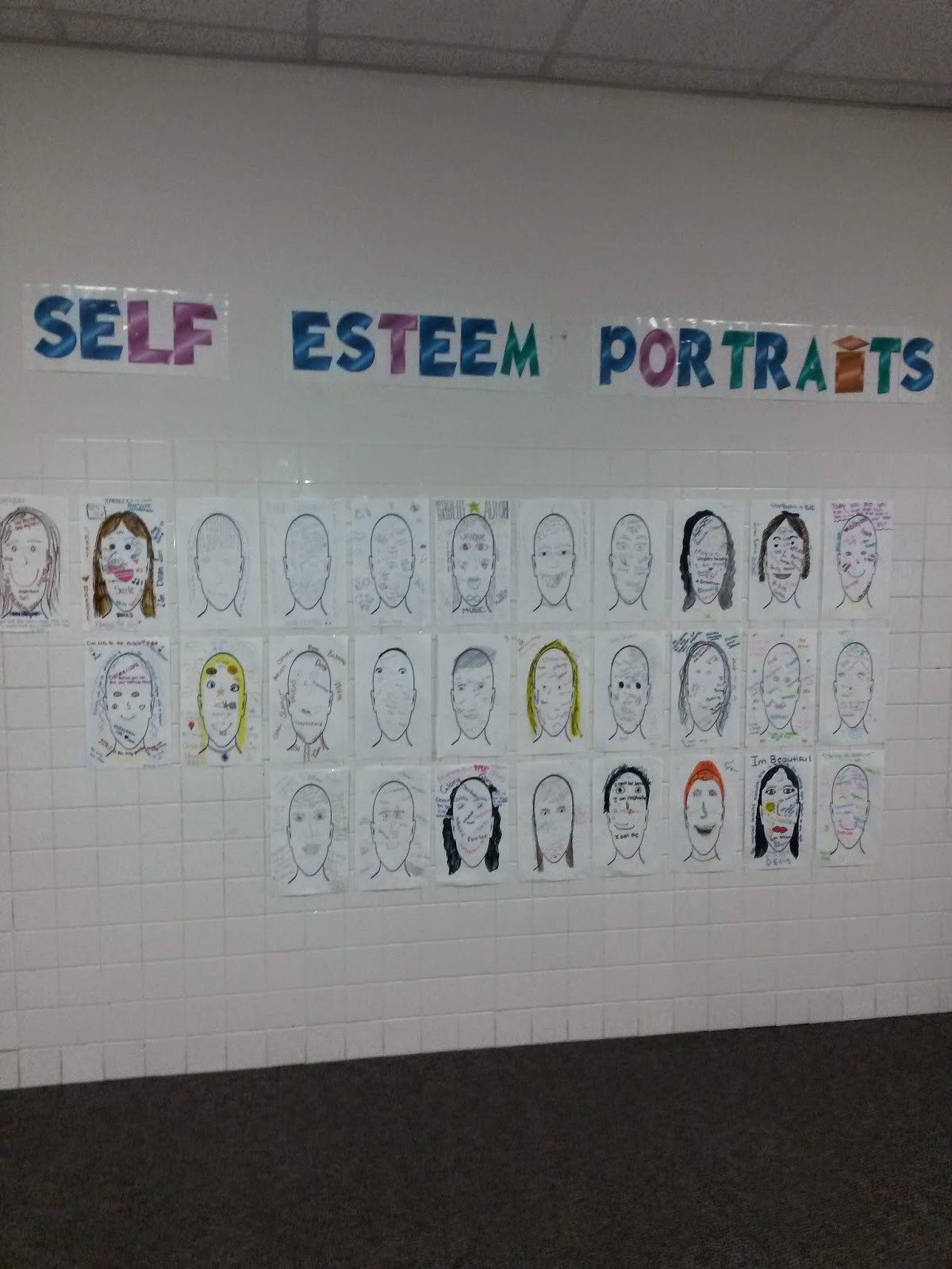 Elementary School Counselors Corner: Self-Esteem Portraits