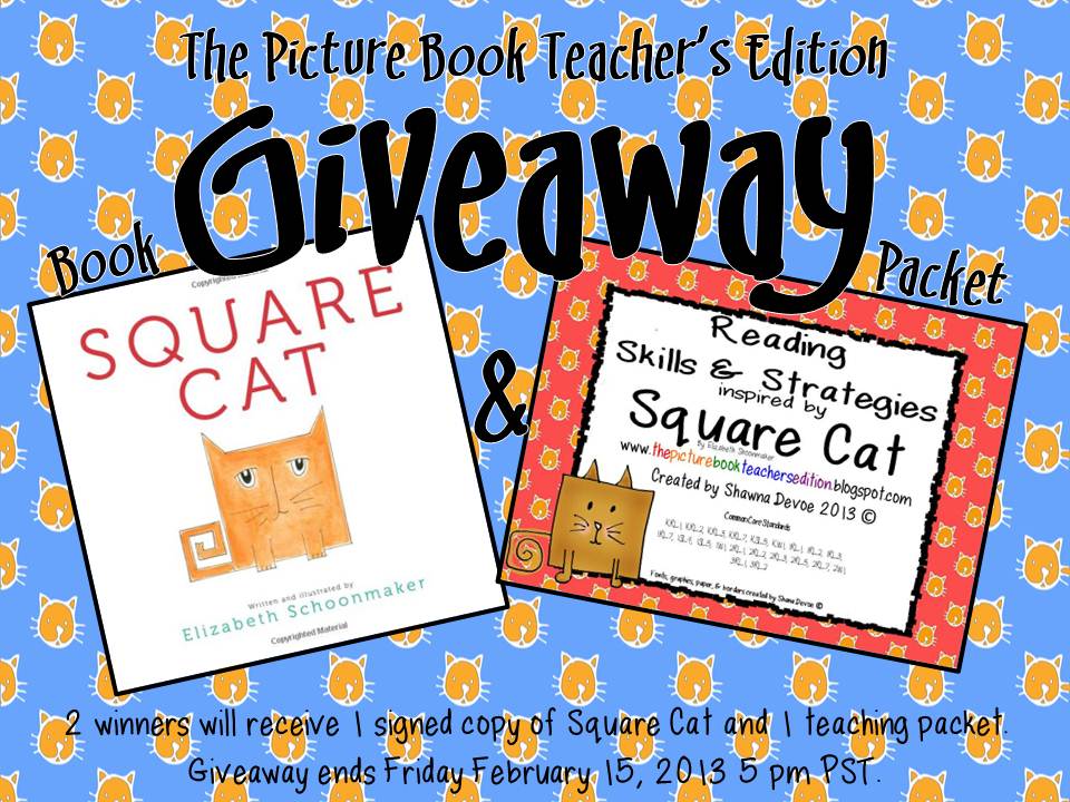 Announcing The Square Cat book Giveaway! | The Picture Book Teacher's ...