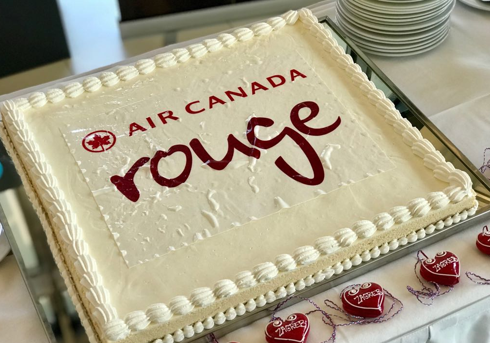 Air Canada Rouge touches down in Zagreb