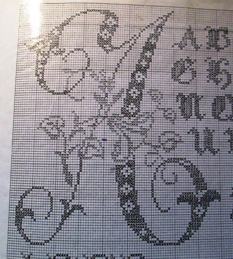 Linge ancien: Iniciales con gráficos del Taller de lino