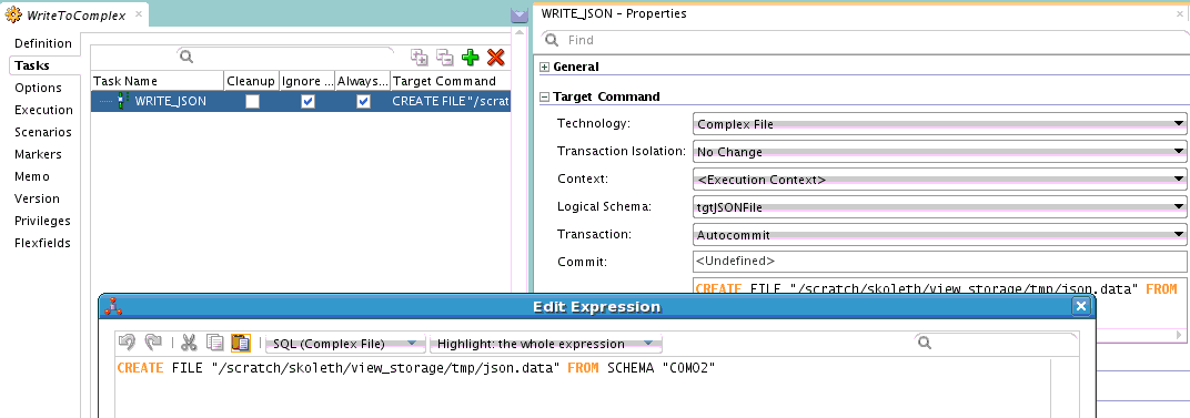 Hoarding Data: Using ODI to create a Complex File