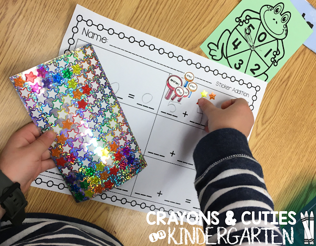 Crayons & Cuties In Kindergarten: Sticker Addition