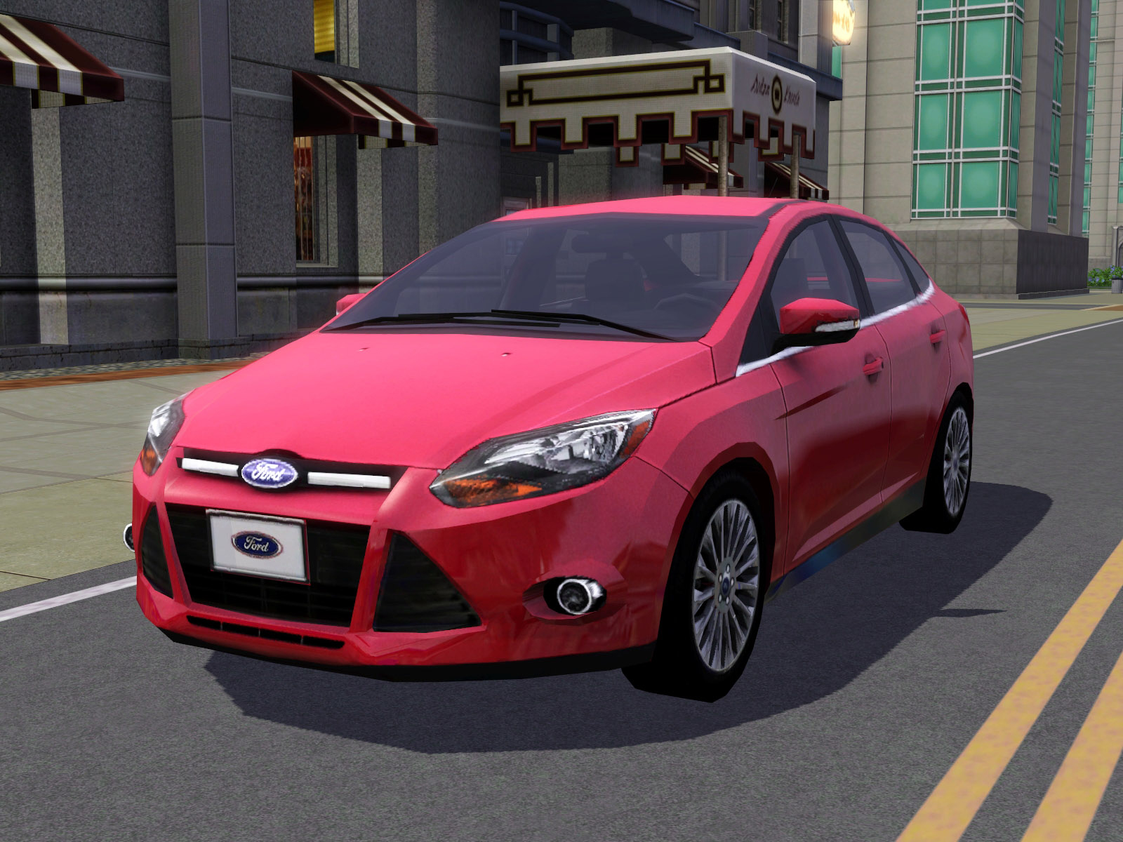 Ford Focus, disponible dans Sims 3