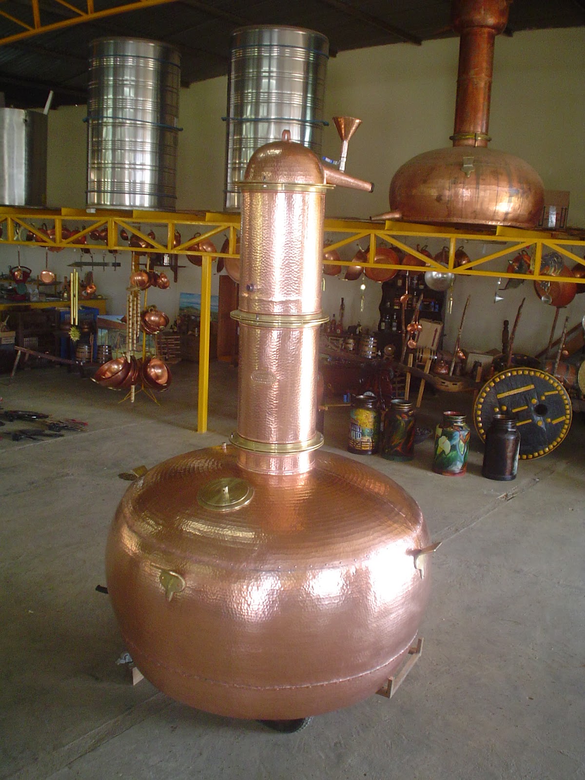 Casa do Alambiqueiro Ltda.: Alambiques em Cobre