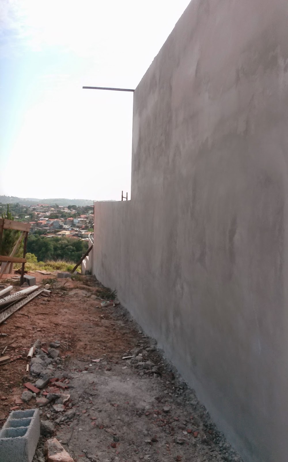 CONSTRUINDO CASAS: Reboco externo