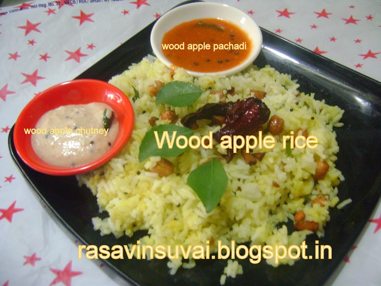 Raji Ramakrishnan : WOOD APPLE RICE, BEL FRUIT RICE, ELEPHANT APPLE ...