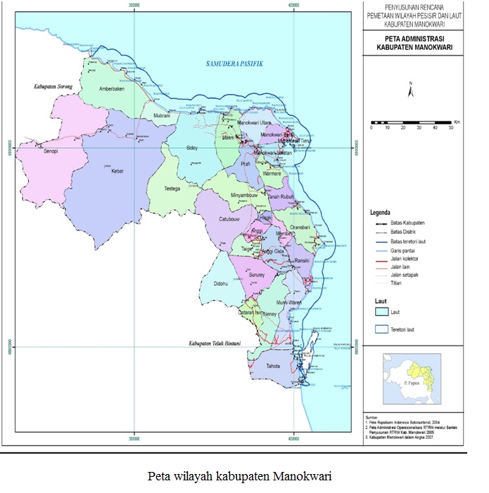 Sidey Baru: Manokwari Map