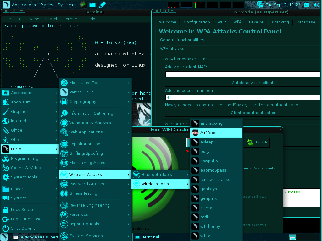 Parrot security OS - Estación Informática