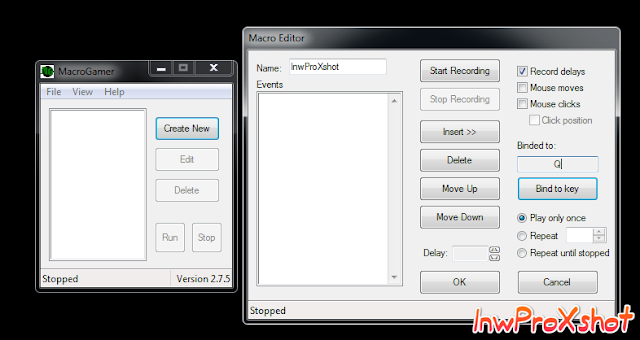 แจกโปร Xshot ฟรี 2017: สอนทำมาโคร Xshot ด้วยโปรแกรม Macrogamer