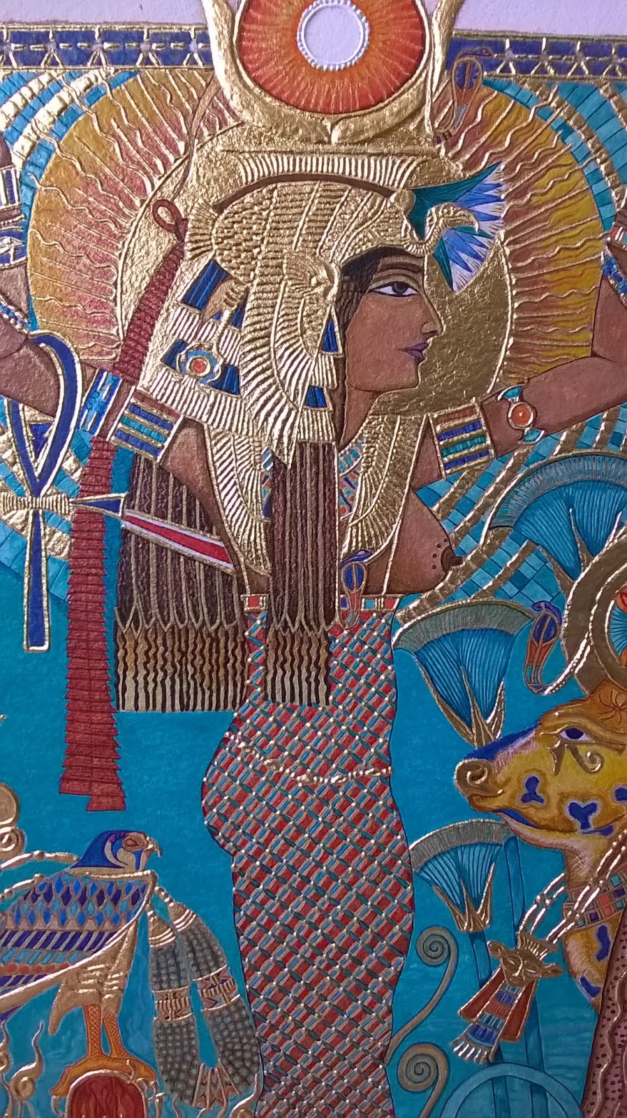 Icons of Kemet: Photo Essay: A Goddess, From Start to Finish