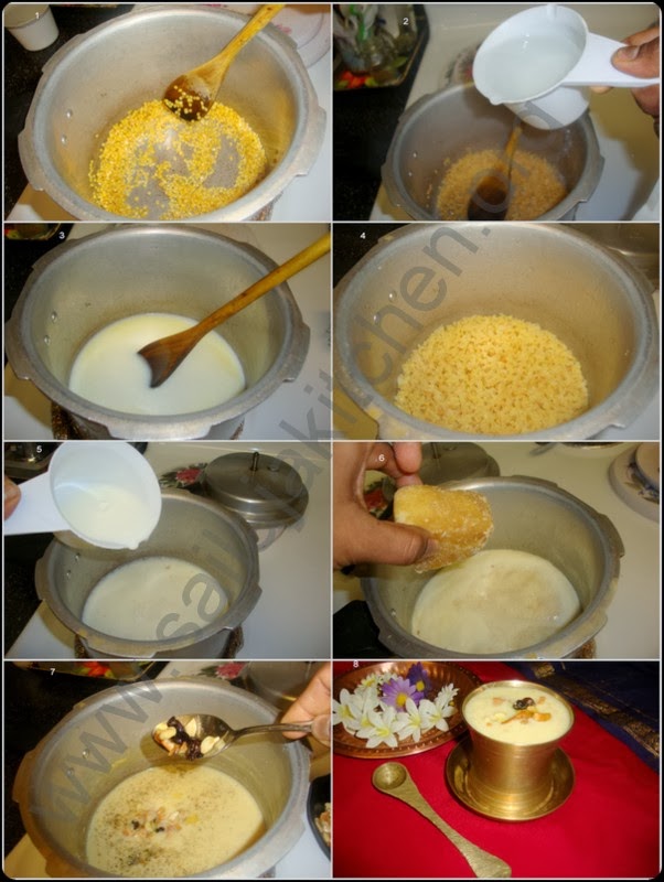 Sailaja Kitchen...A site for all food lovers!: Pasi Paruppu Payasam ...