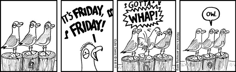 Gulls Comic: "It's Friday, Friday!"