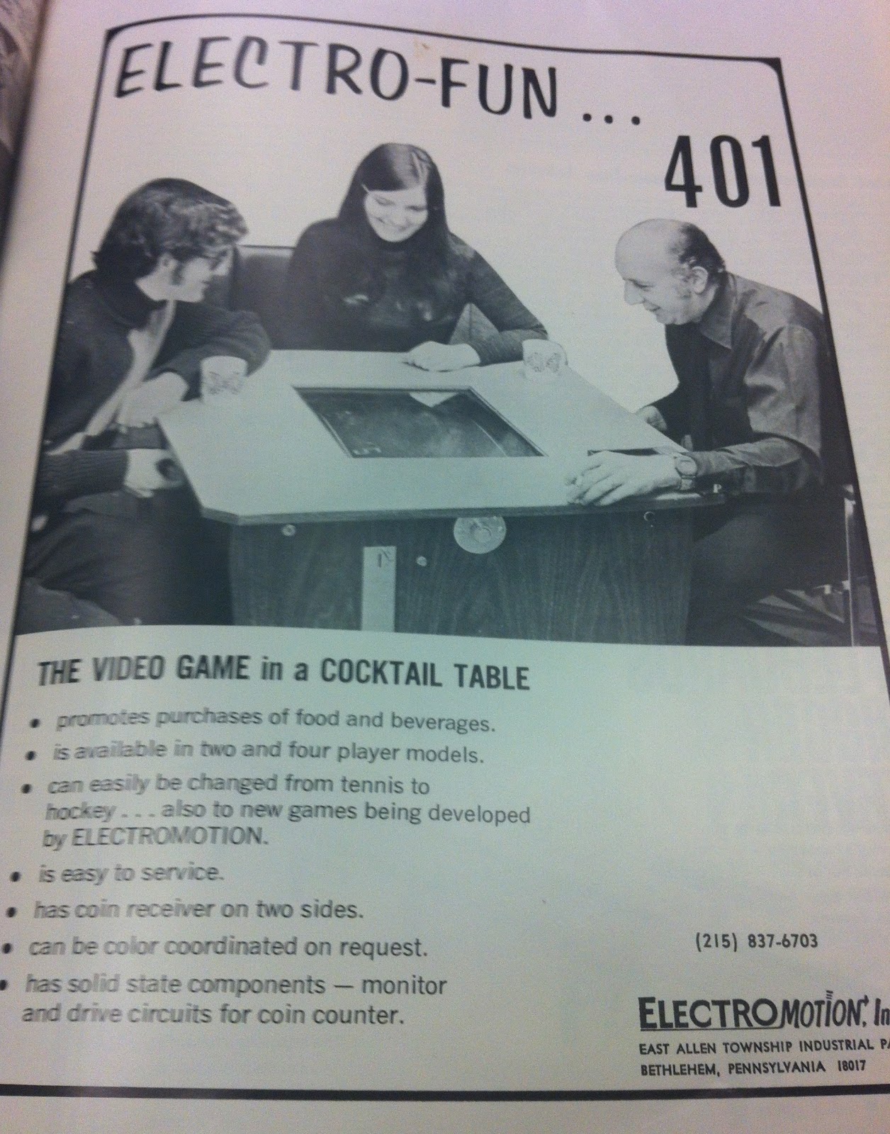 The Golden Age Arcade Historian: 1975 Atari Photos and UnTAFA'd Games ...