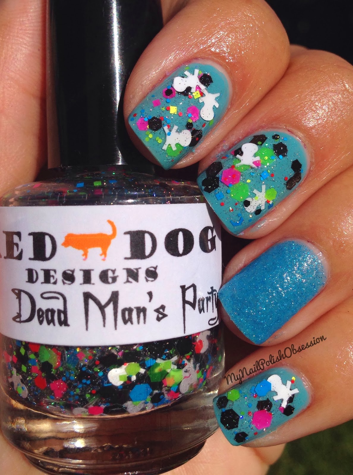 My Nail Polish Obsession: Red Dog Designs Spooky Treats!