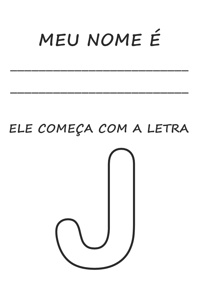 Atividade Para Imprimir Com a Letra Inicial de Cada Alunos ~ Atividade ...