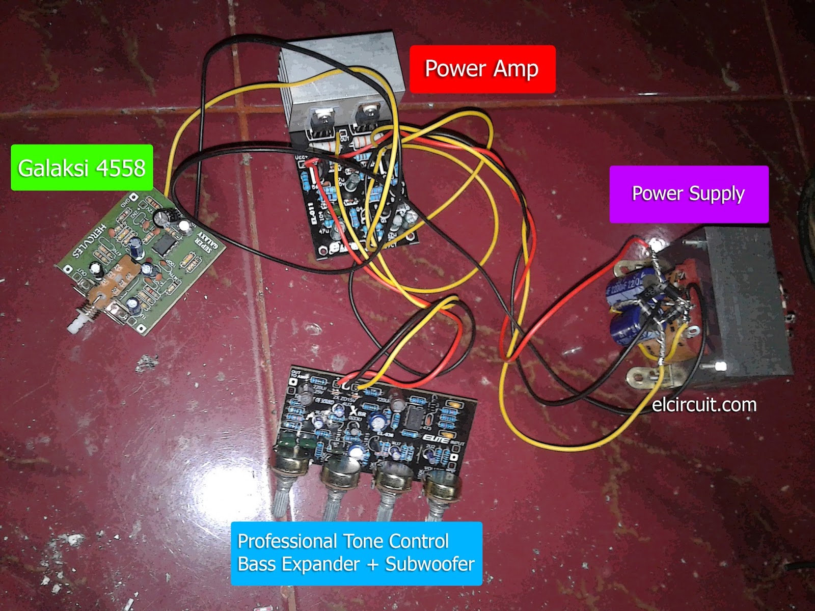 Professional Tone Control Mono Bass Expander and Subwoofer - Electronic ...