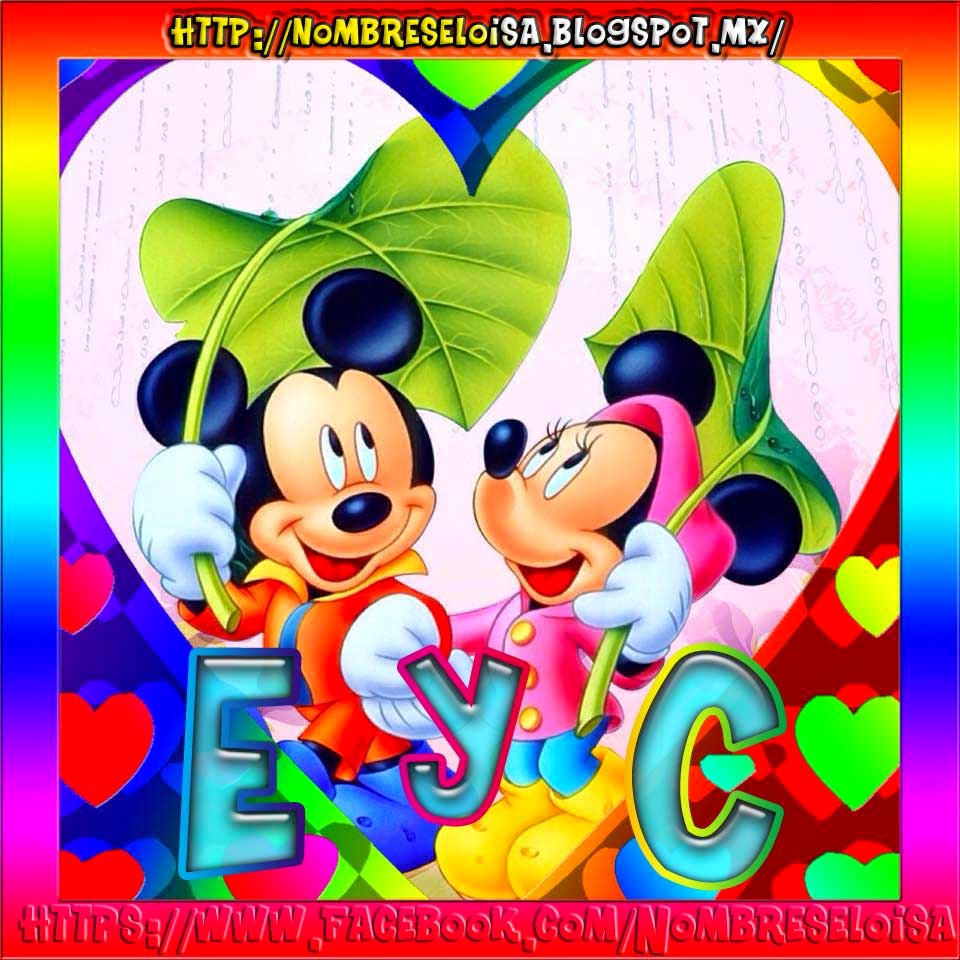 Corazón con Iniciales De pareja ( E )