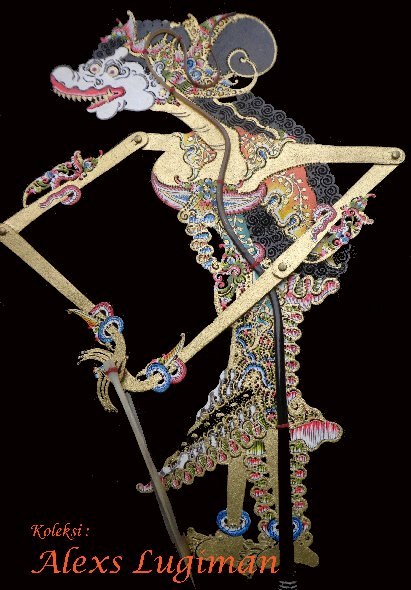 Anjani wajah kera -- gaya Yogyakarta ~ Album Wayang Indonesia