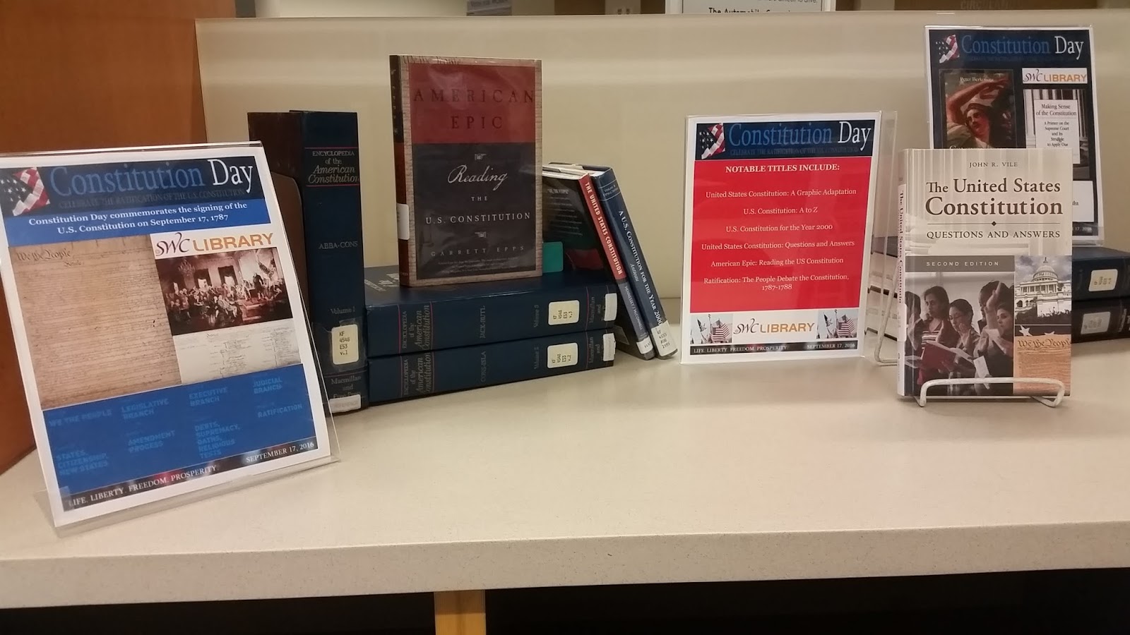 What's New @ SWC Library?: Happy Constitution Day!