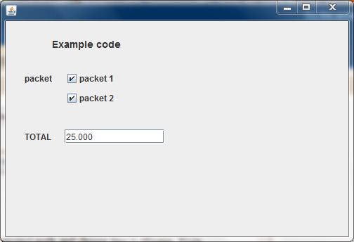 create simple application with netbeans : CheckBox ~ 1codes