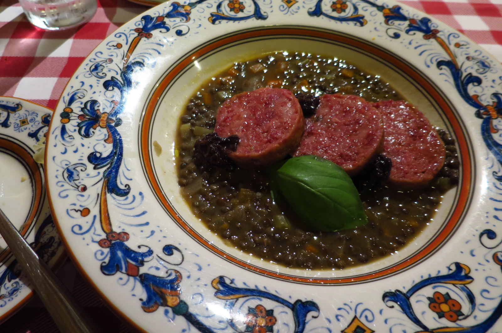 Small Potatoes Make The Steak Look Bigger: Cotechino with lentils and a ...