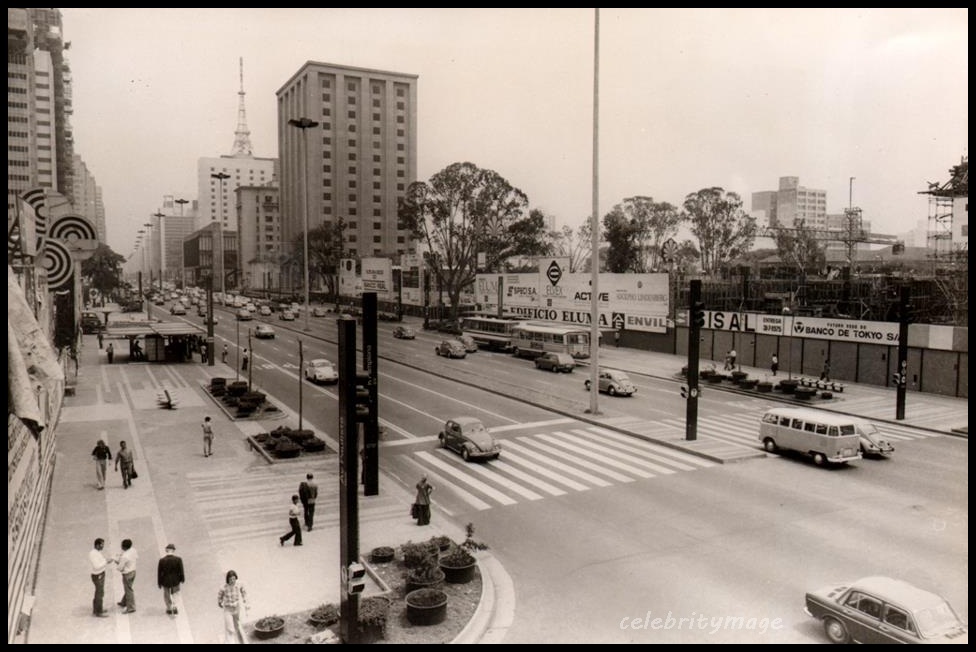 IMAGENS RARAS: Avenida Paulista - 1976 - São Paulo
