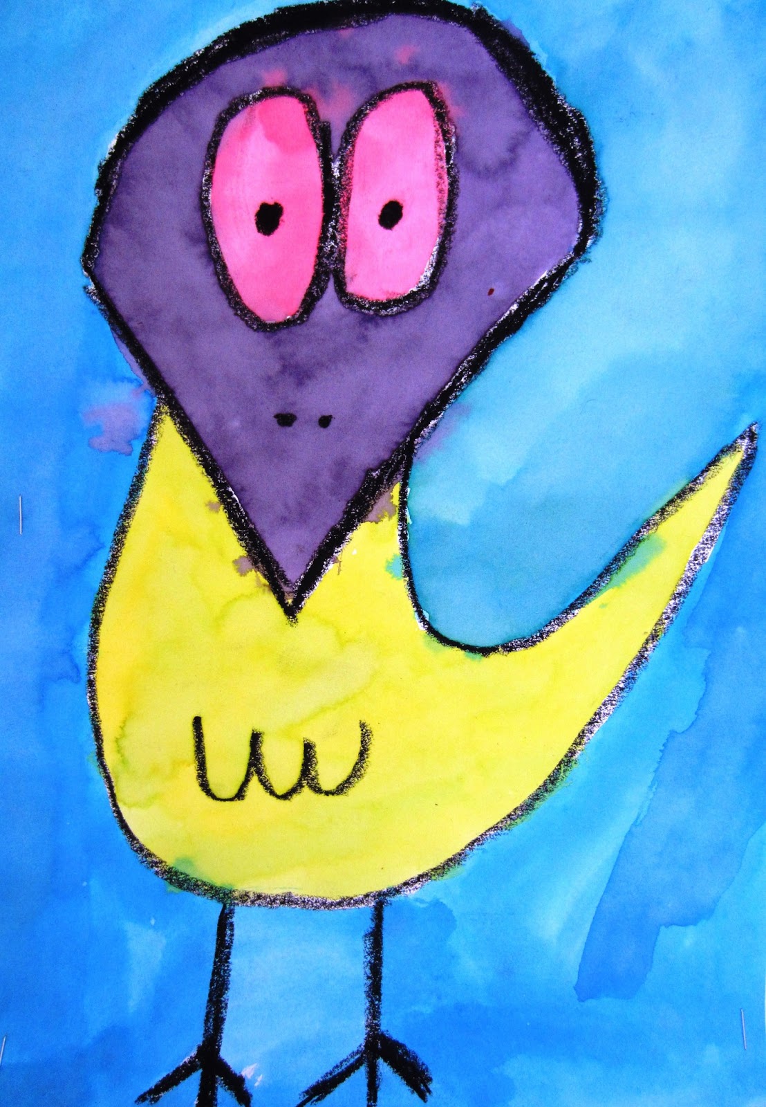 Blackas Bloggers: James Rizzi-Inspired Birds