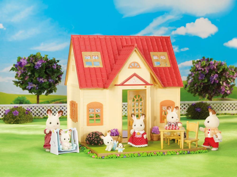 A Lucky Ladybug: International Play Things Calico Critters Cottage Set ...