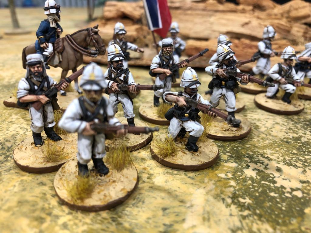 A wargame page: French colonial troops