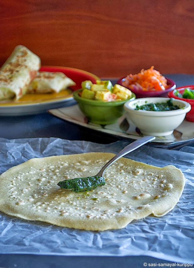 SASI'S KITCHEN: Paneer Tikka Kati Rolls