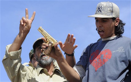 on target shooter nz: Gaddafis Golden Gun - A Browning High Power: