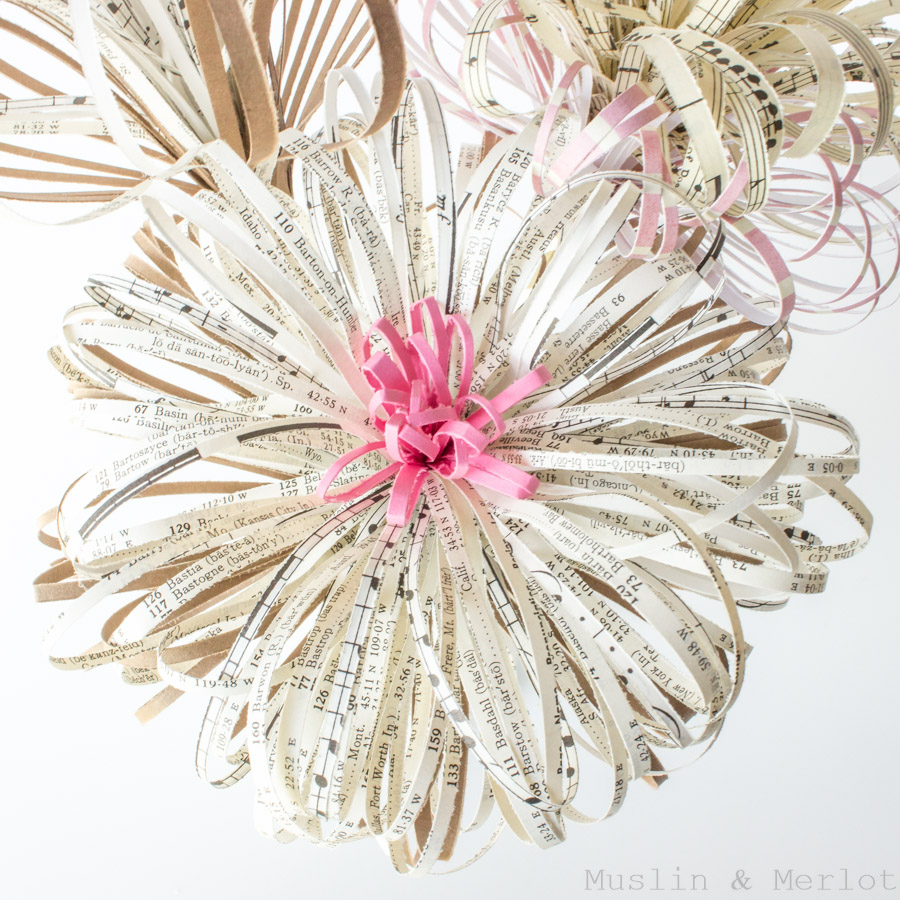 DIY Paper Fireworks Flower Tutorial - Muslin and Merlot