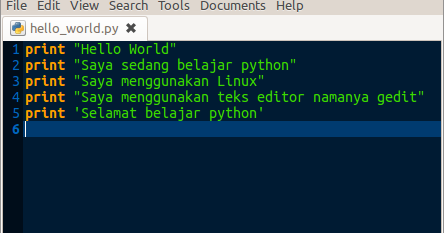 Cara Menulis Skrip Python