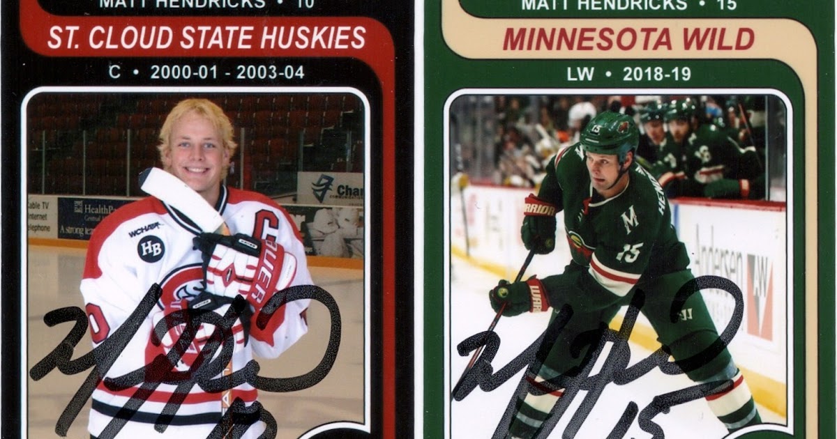 Minnesota Sports Autograph Project: MATT HENDRICKS